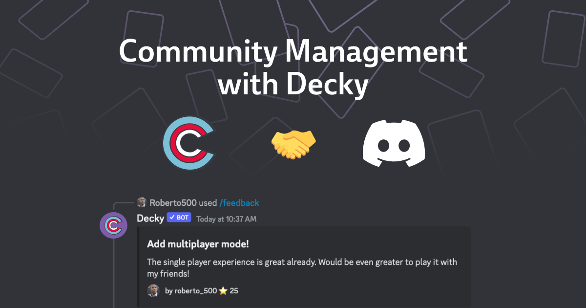 Community management for busy game developers — Codecks